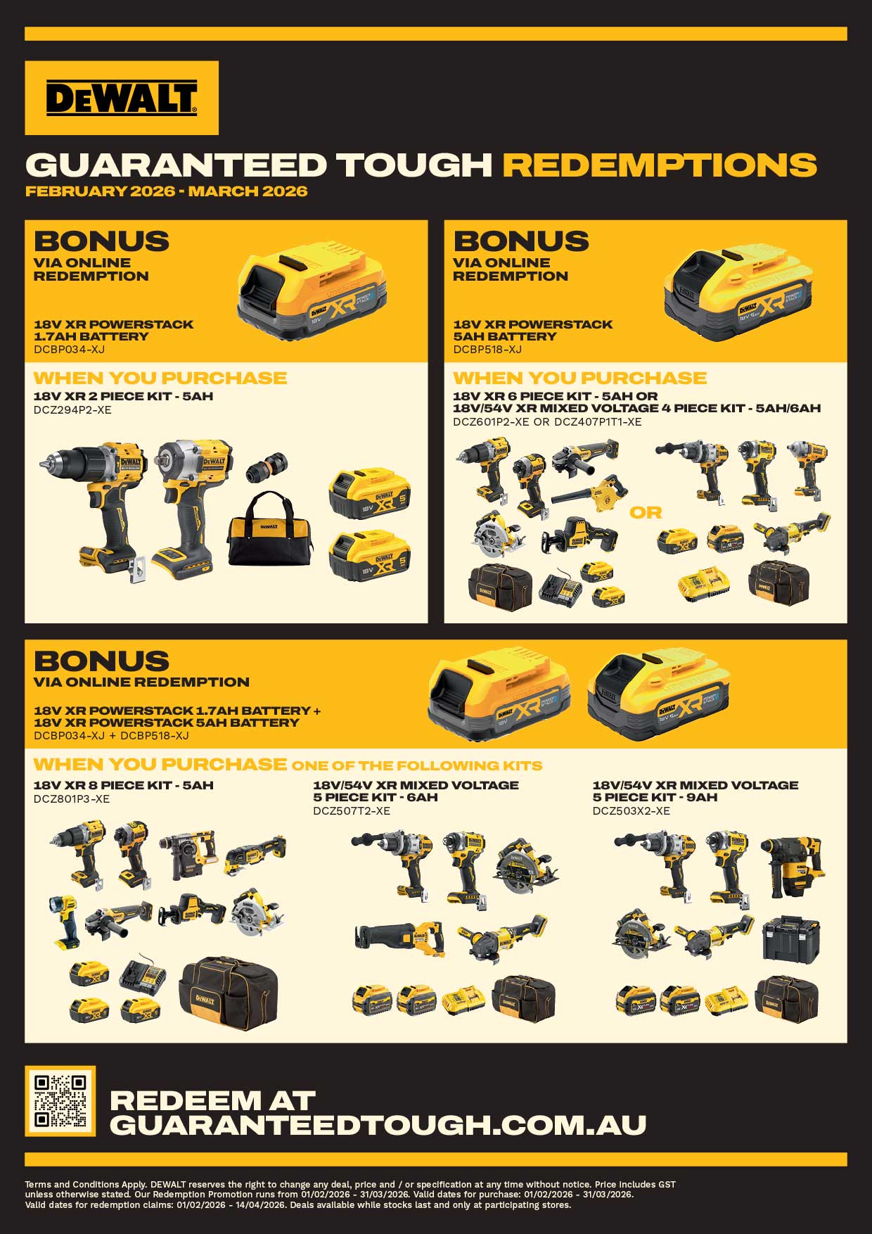 Redemptions | 2026 Milwaukee Redemptions, Dewalt Redemptions, Makita ...